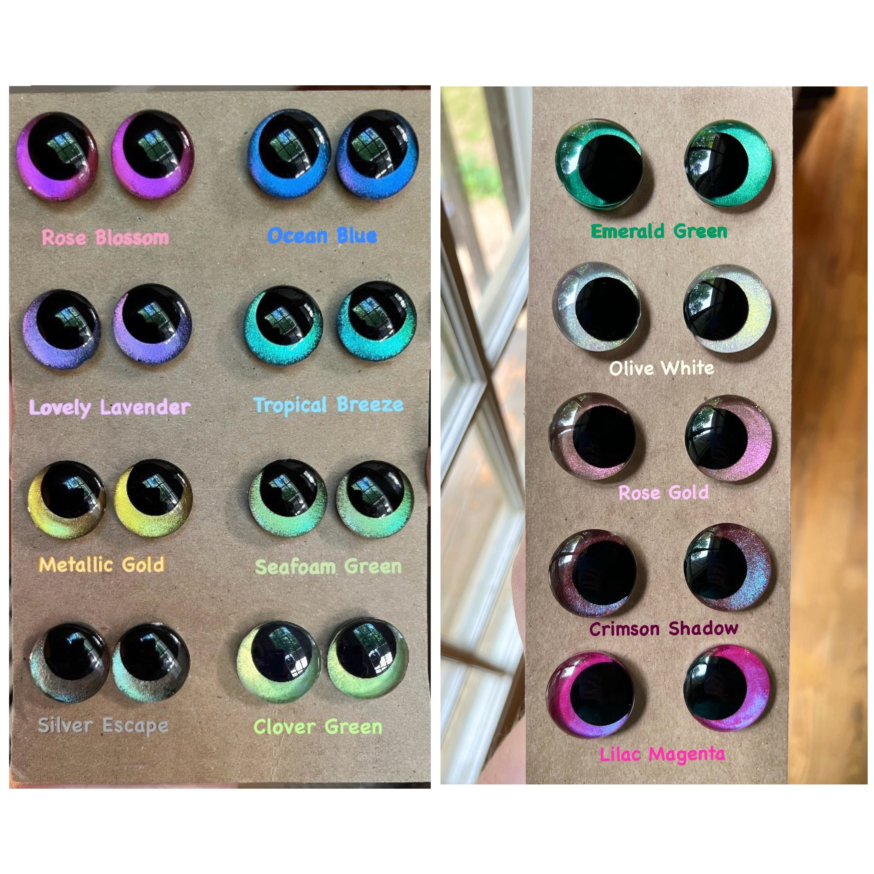 One Pair of Kawaii/offset Style Custom Safety Eyes With Backs Made to ...
