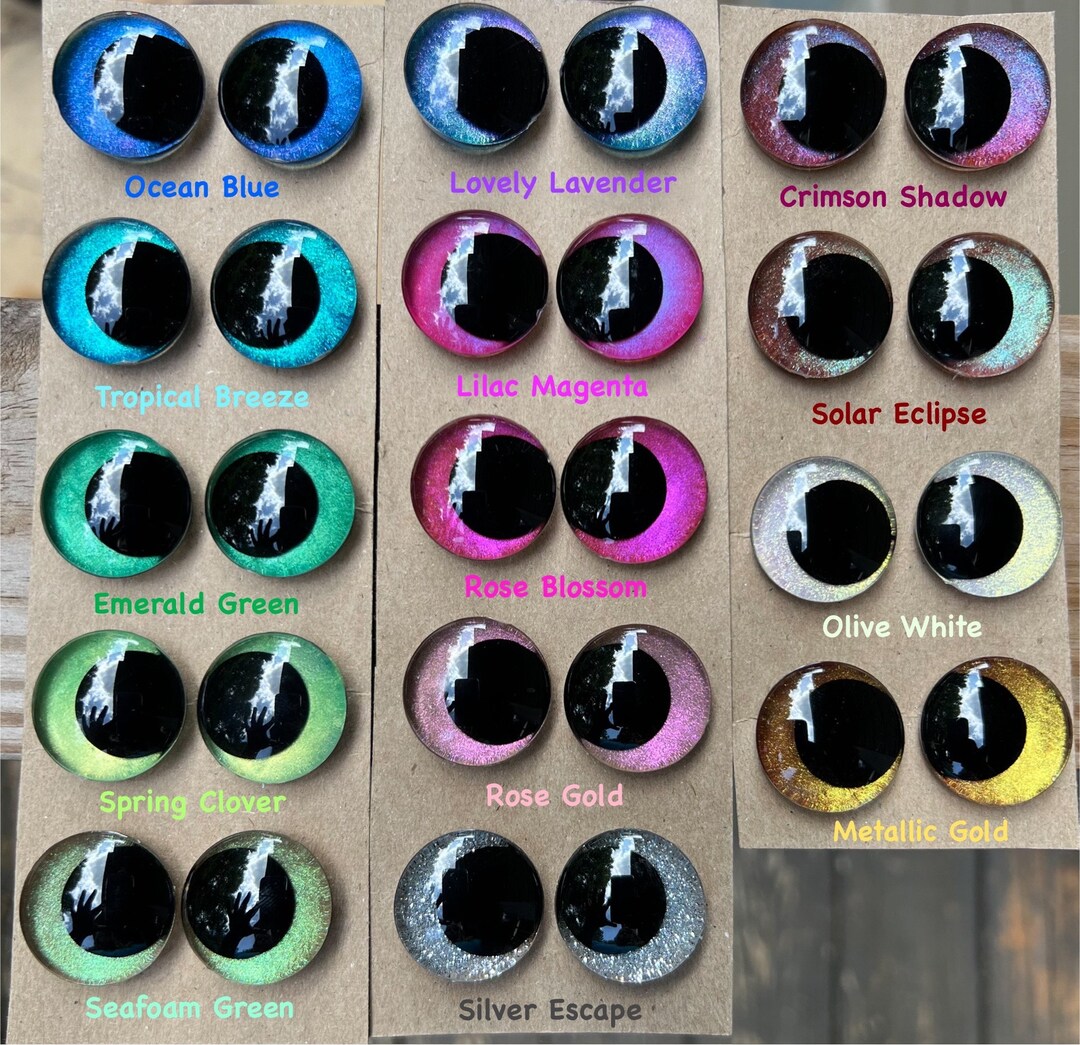 One Pair of Kawaii/offset Style Custom Safety Eyes With Backs - Made to ...