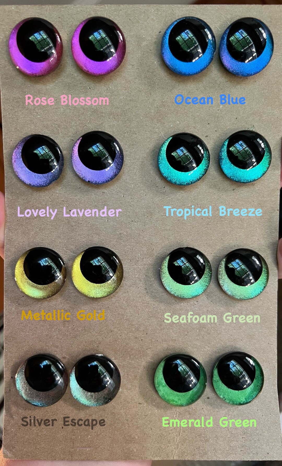 One Pair of Kawaii/offset Style Custom Safety Eyes With Backs Made to ...