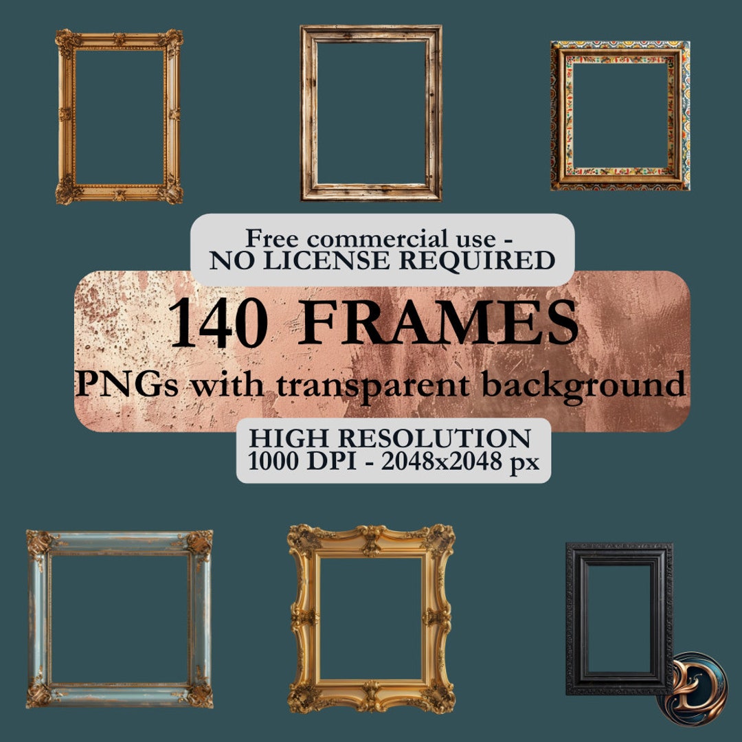 Transparent Canvas Frames, for Poster Picture Painting, Mockup Template ...