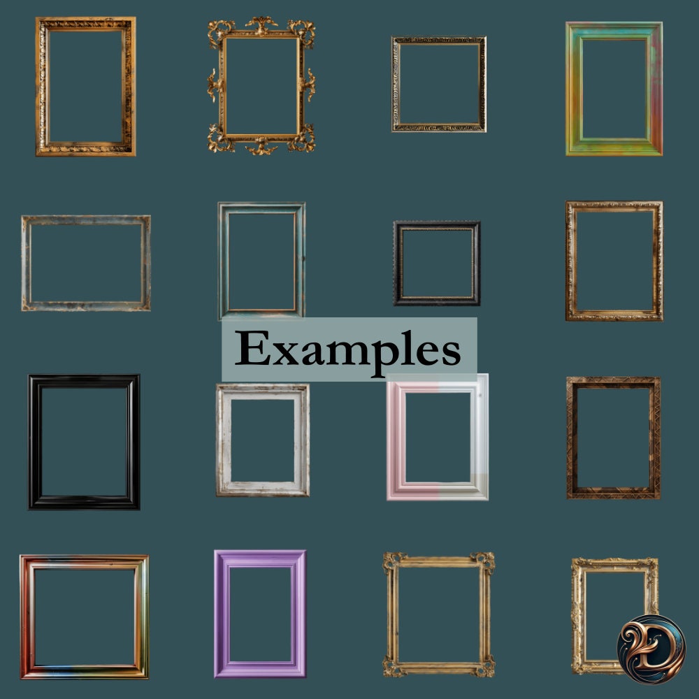 Transparent Canvas Frames, for Poster Picture Painting, Mockup Template ...