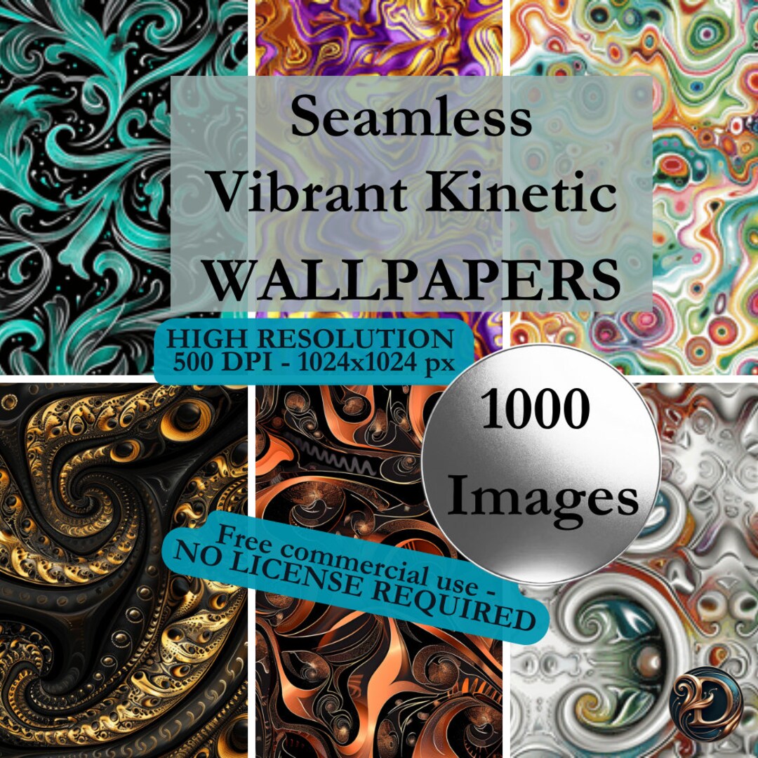 Vibrant Kinetic Wallpapers: 1000 Seamless Images to Use for Your ...