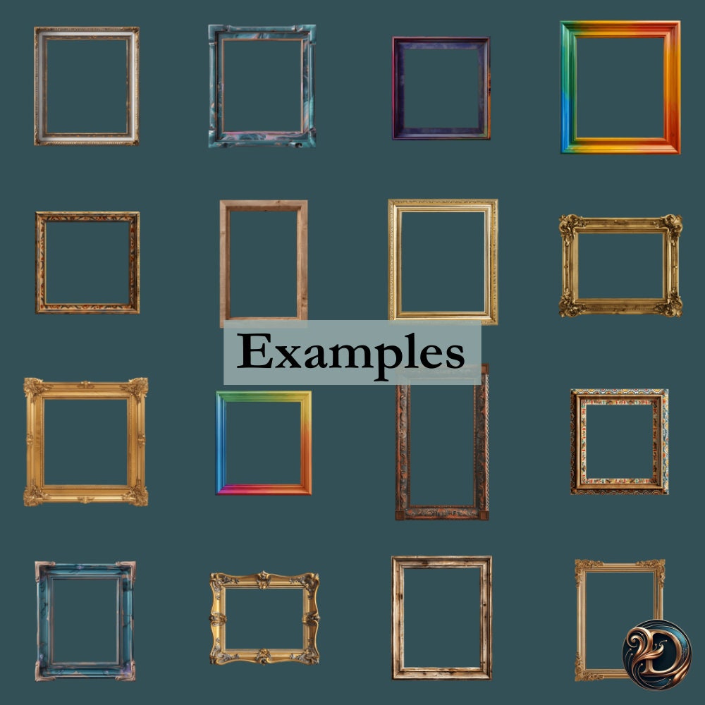 Transparent Canvas Frames, for Poster Picture Painting, Mockup Template ...