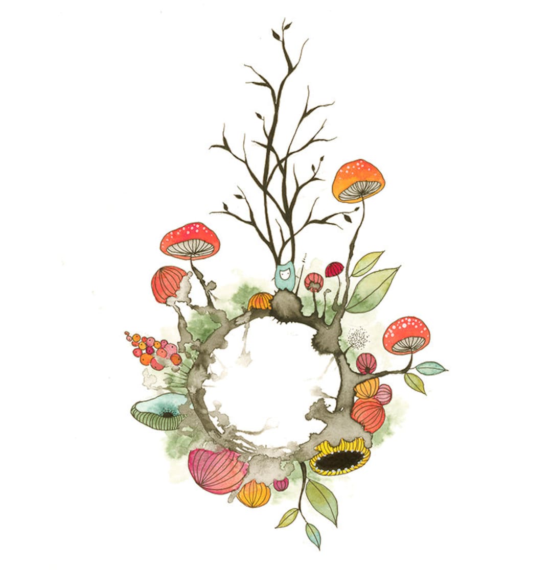 My Own Little World Print - Etsy