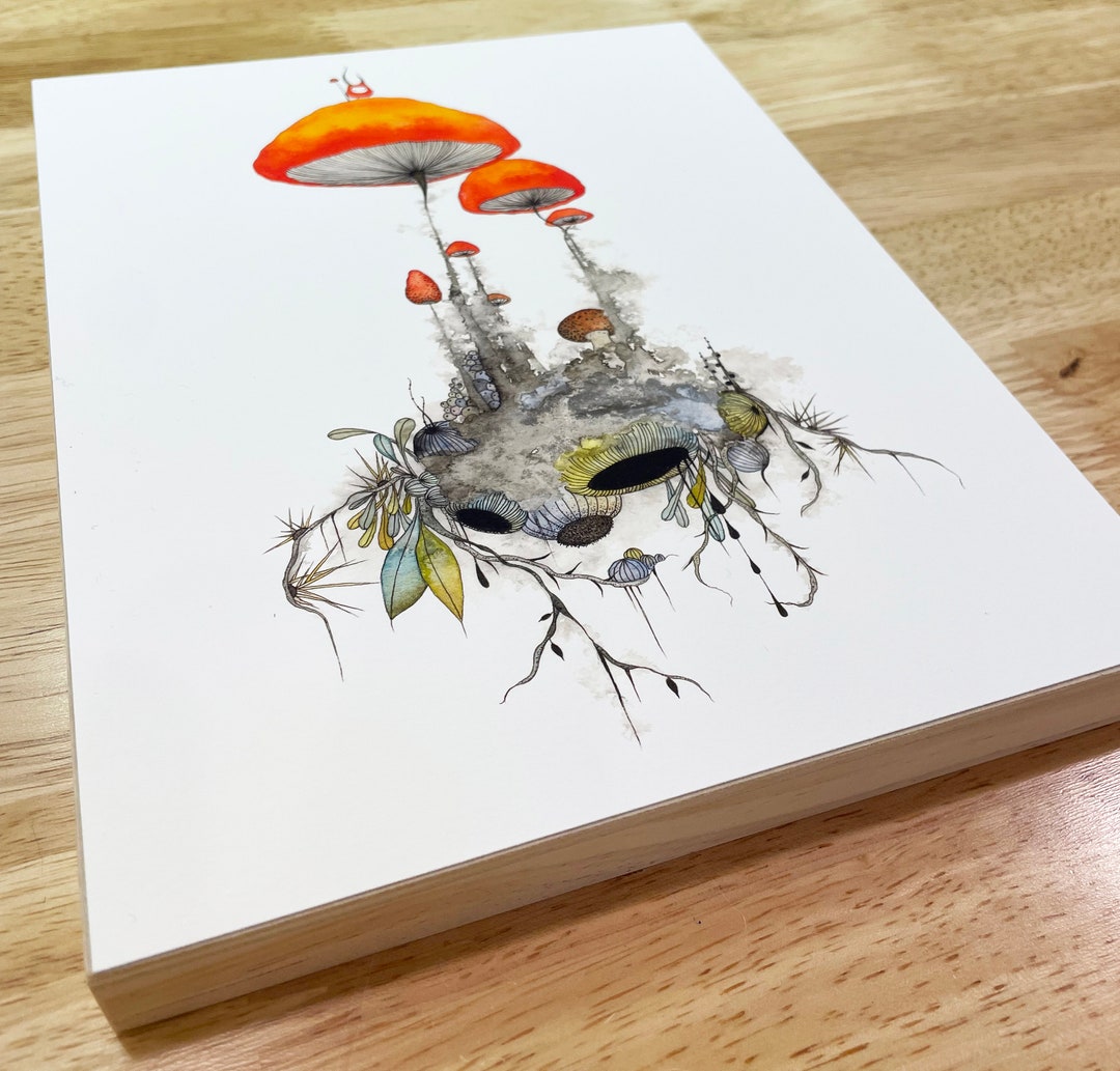 Beast-mode Archival Print on Wood - Etsy