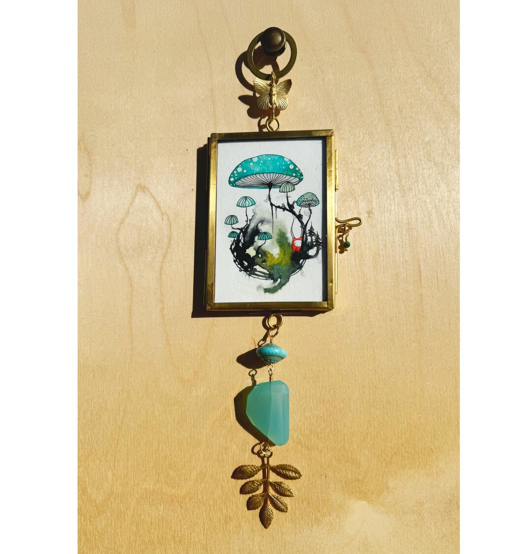 The Shy One - Hanging Talisman Original - Etsy