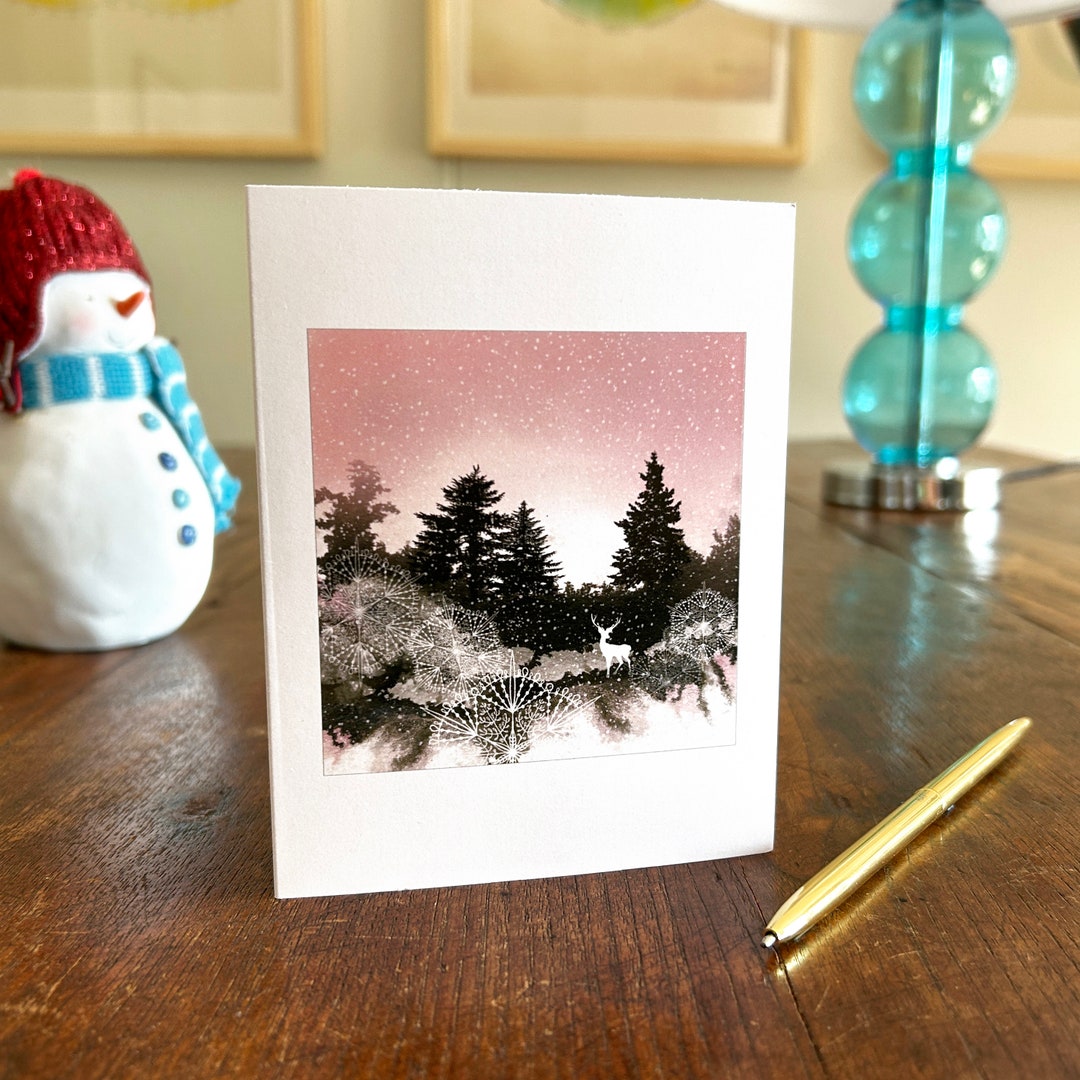 Early Morning Stillness - Holiday Card - Etsy