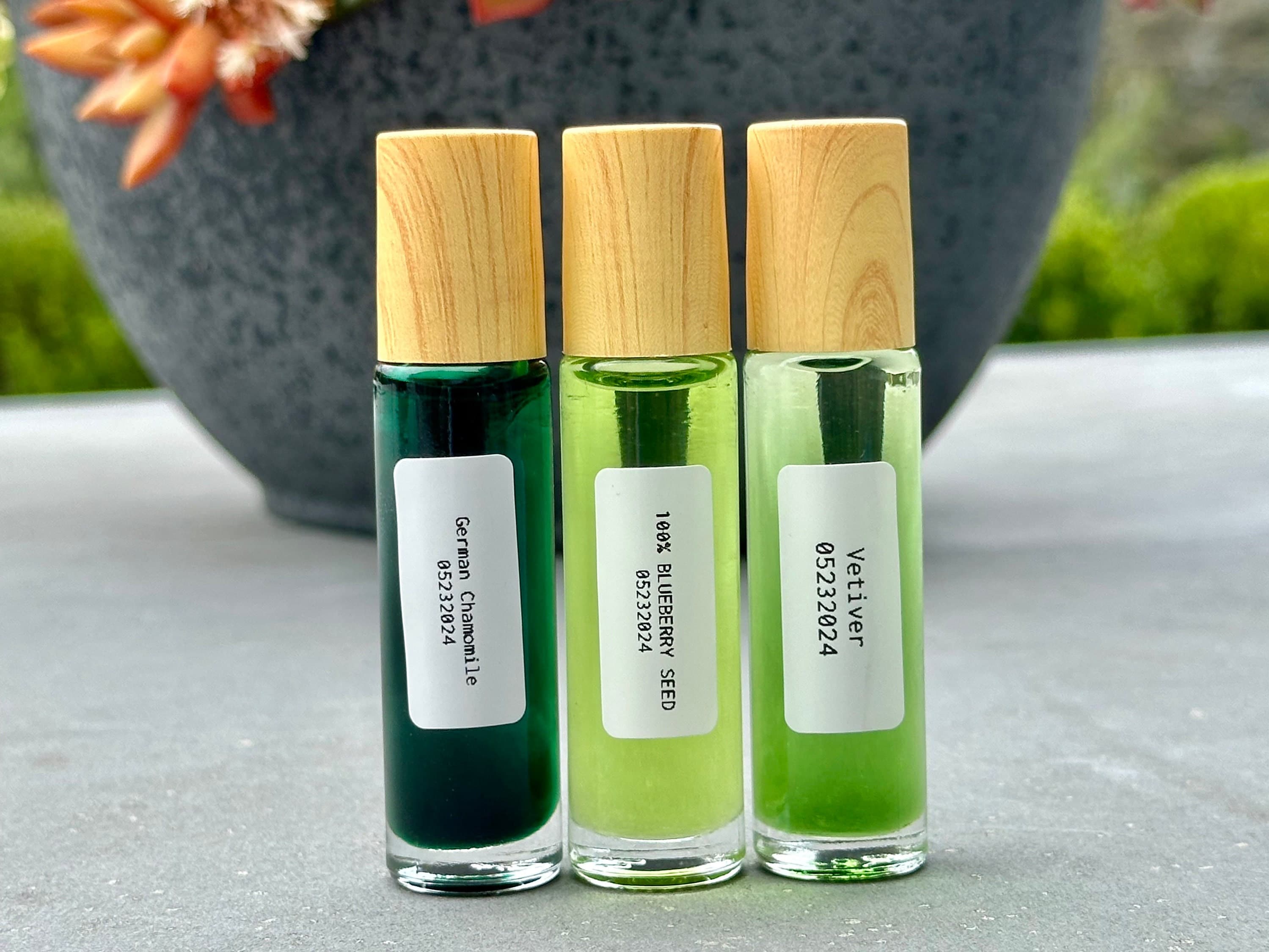 Perfume Roll-on Oil Set 12ml3, All Natural ,aromatherapy, Fragrance ...