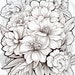 10 Beautiful Flower Coloring Pages (flower 2) - Etsy