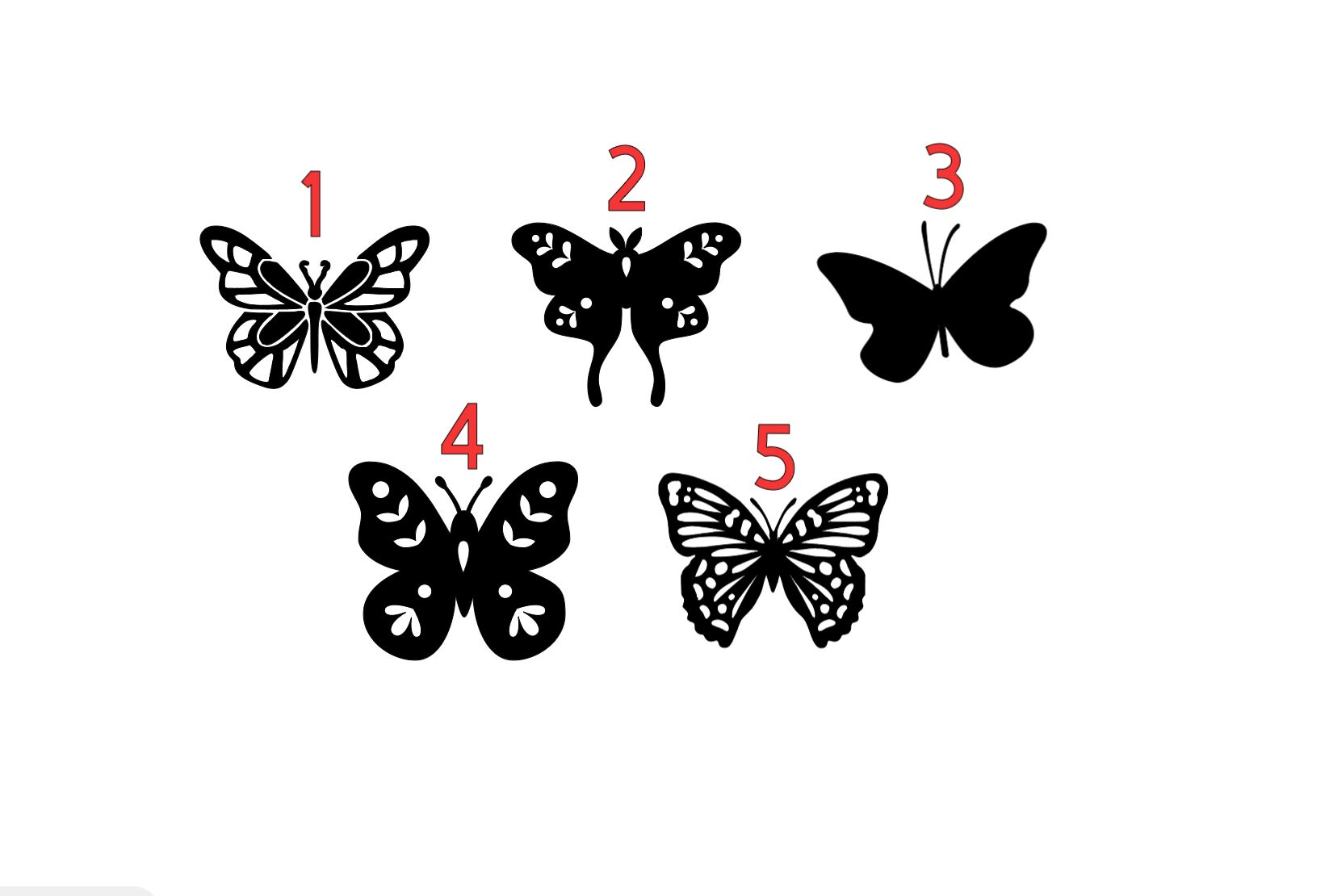 Butterfly Decals Collection - Etsy