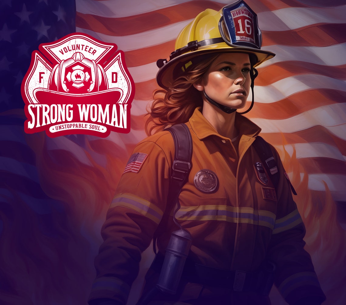 Volunteer Firefighter Woman / Female Firefighter Lifeguard 20oz Tumbler ...