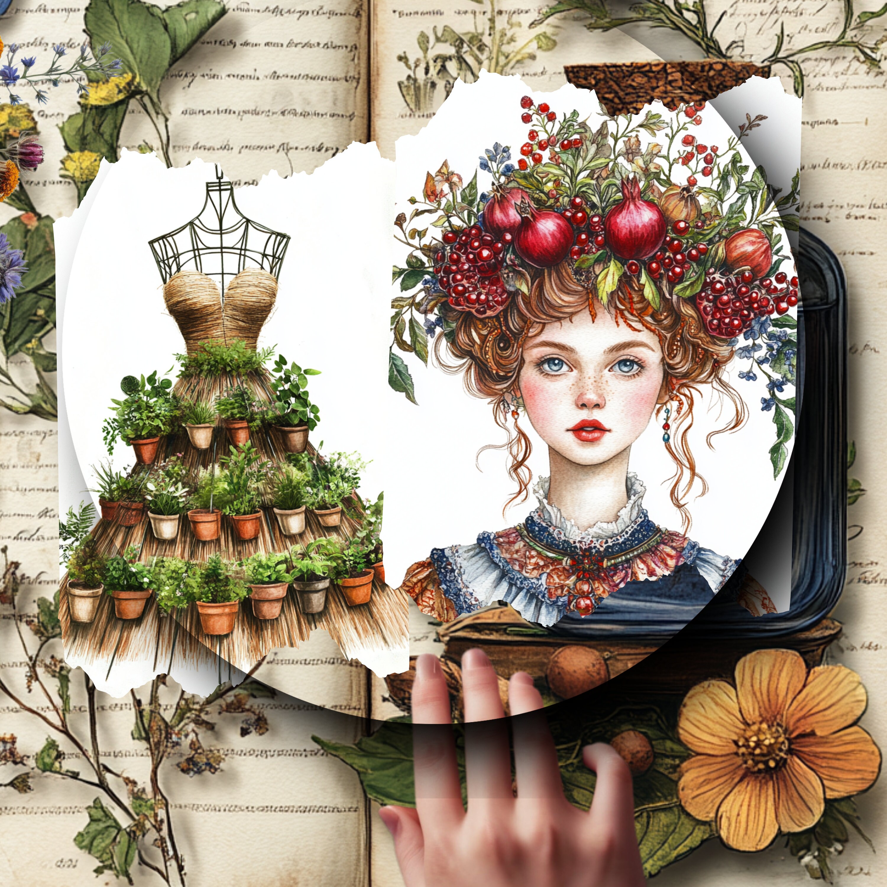 Naturalist's Junk Journal Fussy Cuts | Woodland Fauna & Nature Animals ...