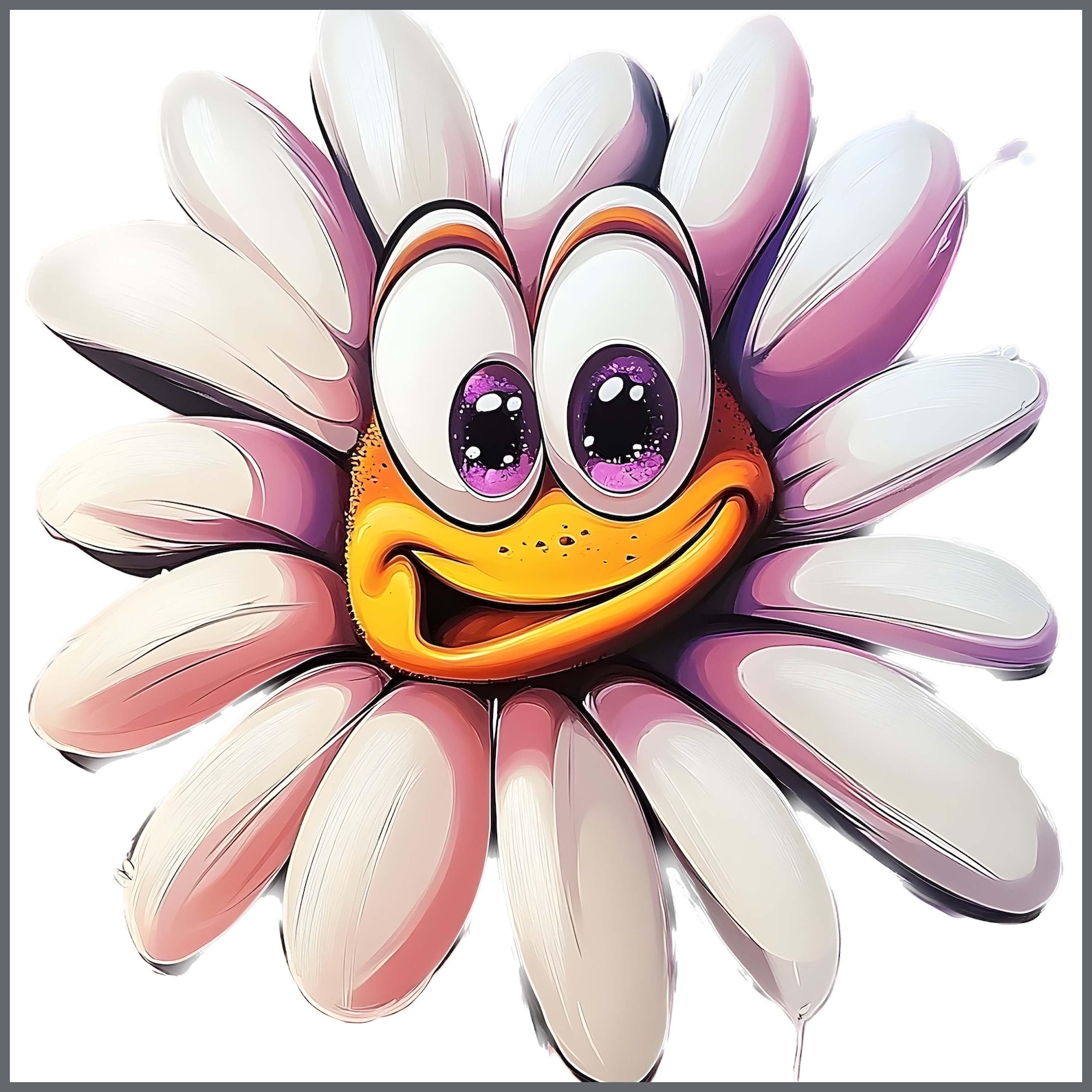 Daisies Clipart - Whimsical Crazy Daisy Designs for Creative DIY ...