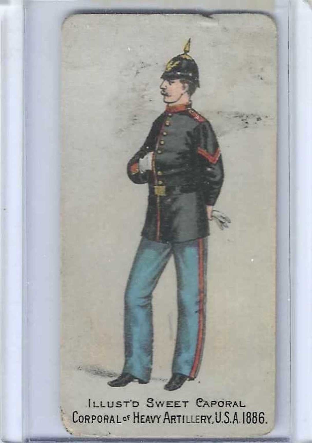 Corporal of Heavy Artillery USA 1887 Kinney Sweet Caporal Military ...