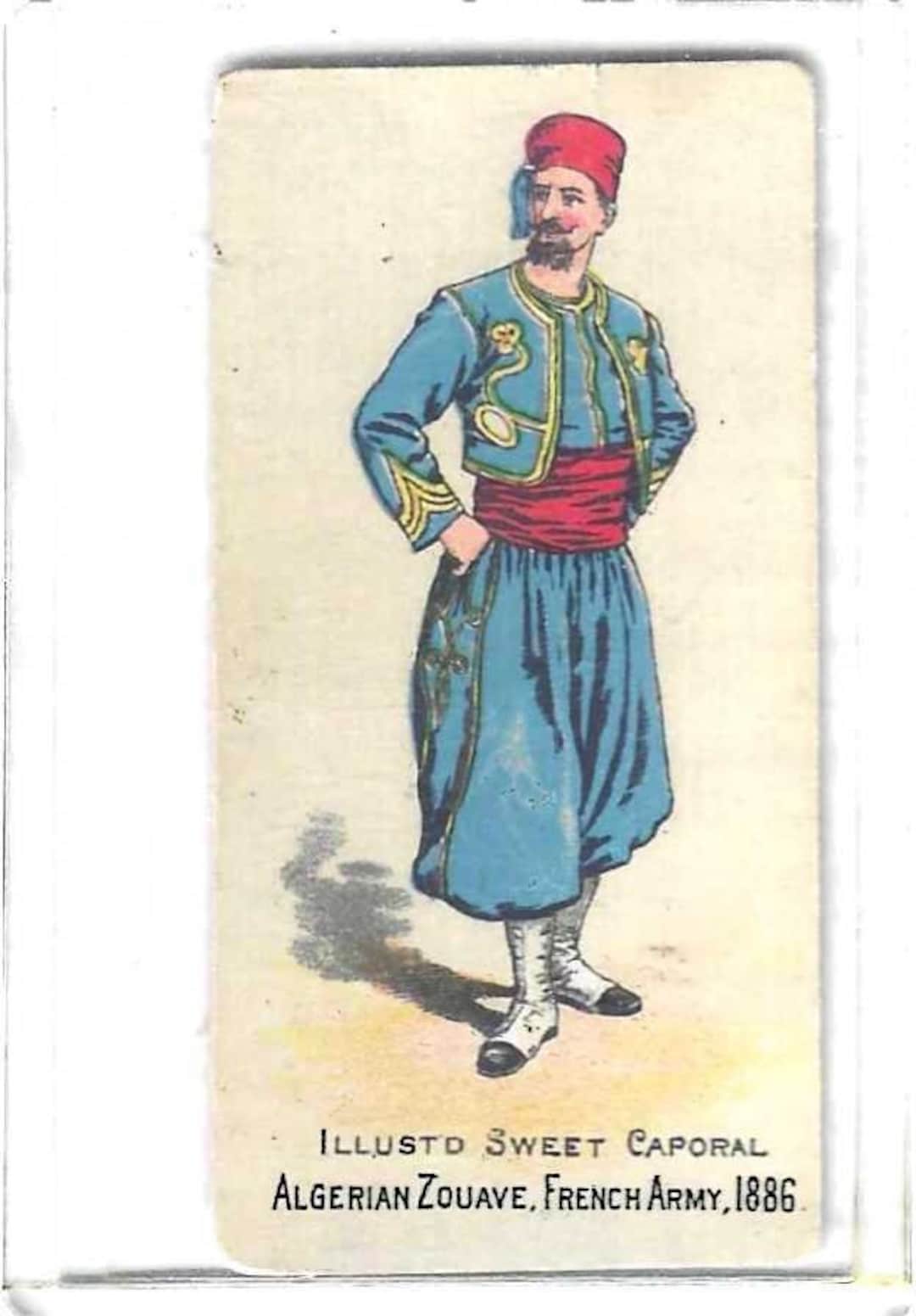 Algerian Zouave, French Army 1887 Kinney Sweet Caporal Military ...