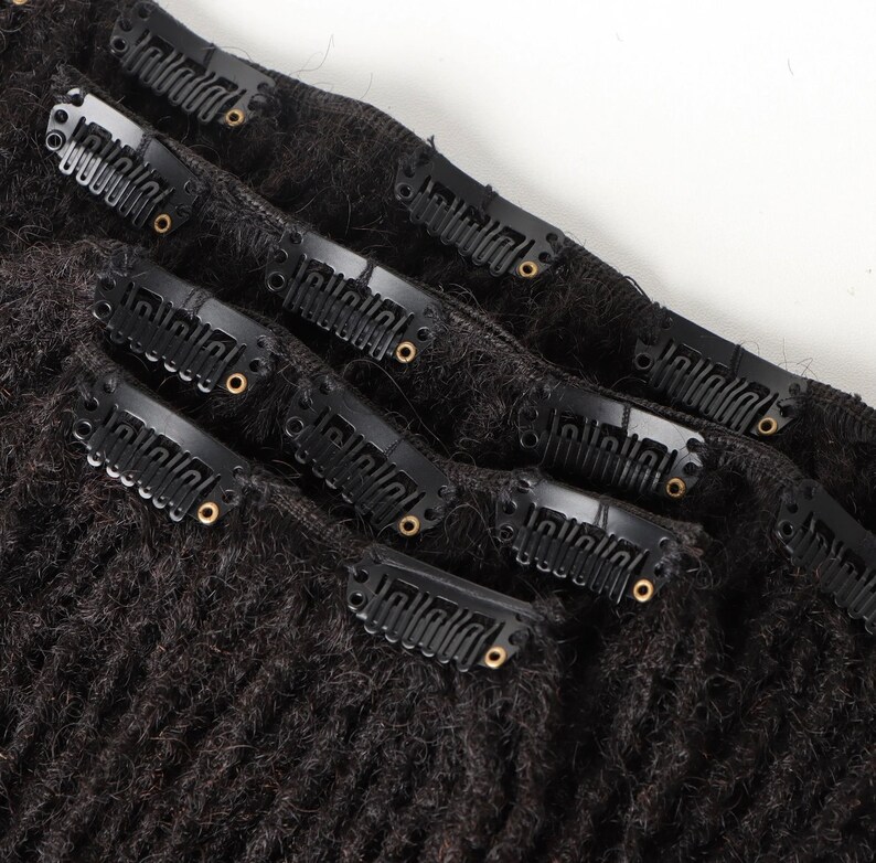 Microlocs Clip-in Extension Loc Set of 5 190 Locs 14-inch Long - Etsy