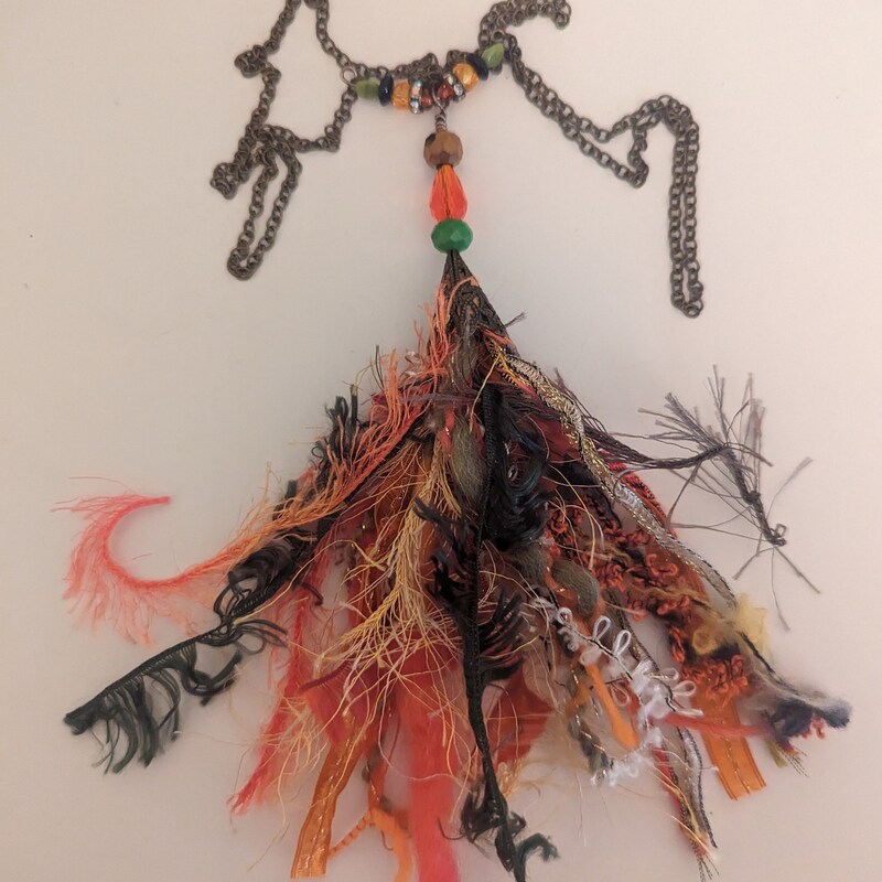Fiber Necklace - Etsy