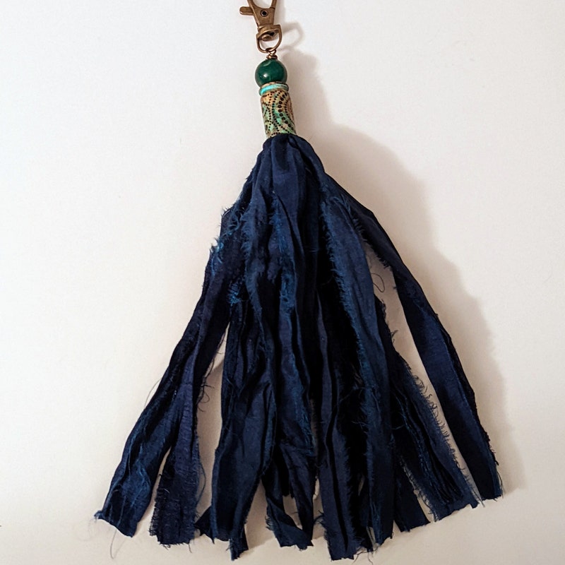Navy Blue Tassels - Etsy