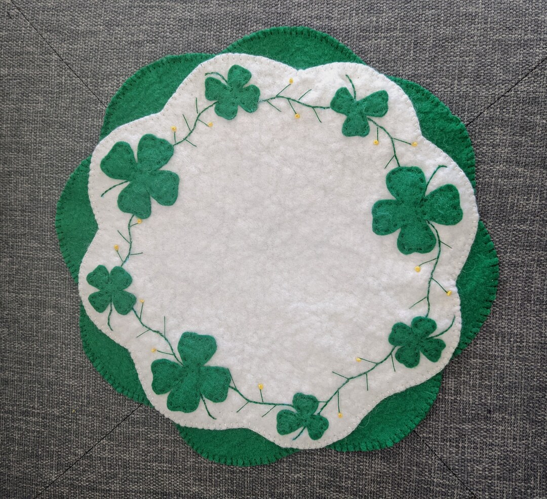 Irish Table Topper, Wool Felt Creations - Etsy