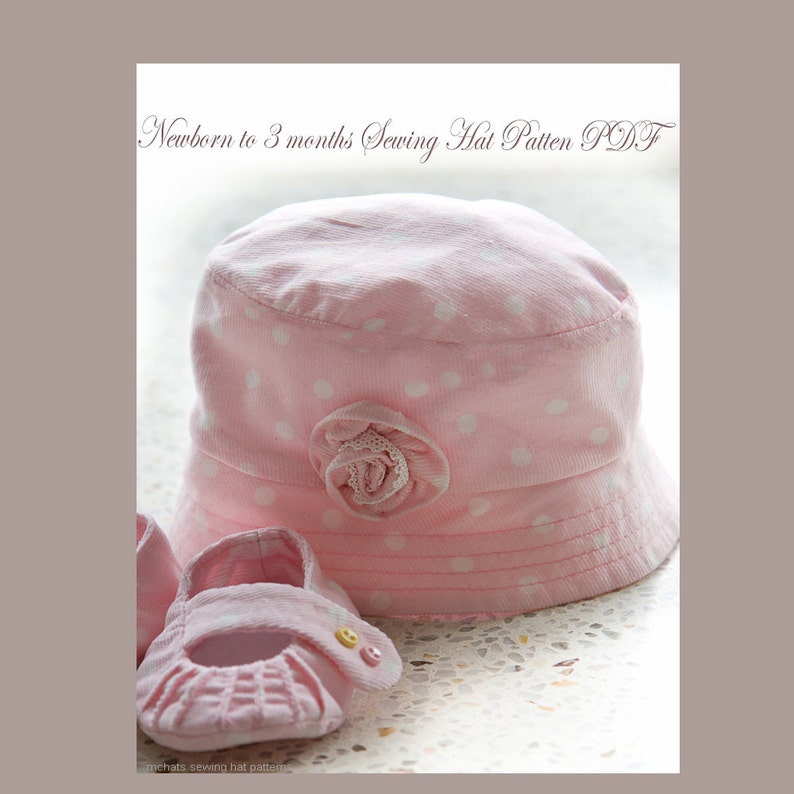 BABY Hat Pattern Easy to Sew PDF Pattern Oval Brim Not Your - Etsy
