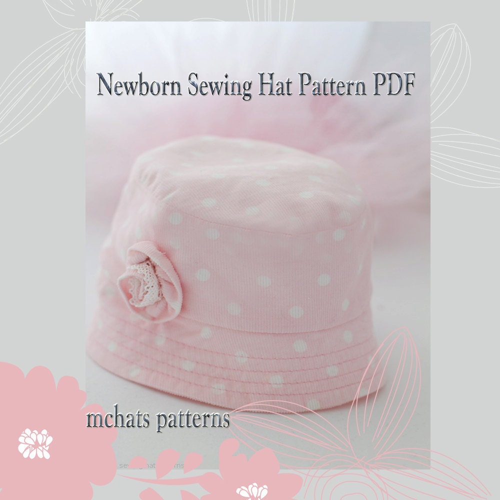 BABY Hat Pattern Easy to Sew PDF Pattern Oval Brim Not Your - Etsy