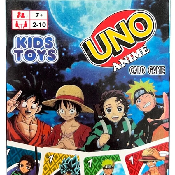 Anime Uno Cards - Etsy