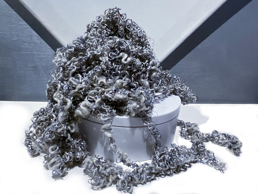 Sequined Faux Locks “pyrite”.25oz-1oz, Recycled Textiles, Use Like ...