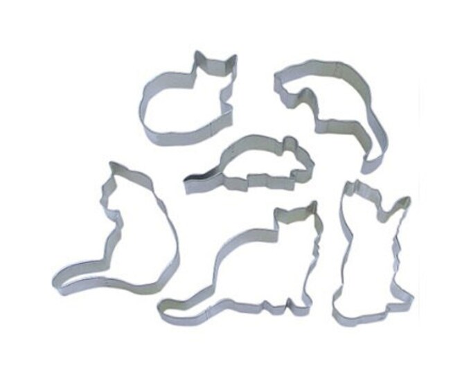 Cat Cookie Cutter Set 6 Pieces Great for Needlefelting - Etsy