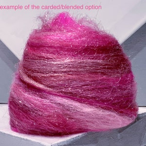 Pink Fiber Art Sampler, Felting Wool, Spinning, Needle Felting Kit ...