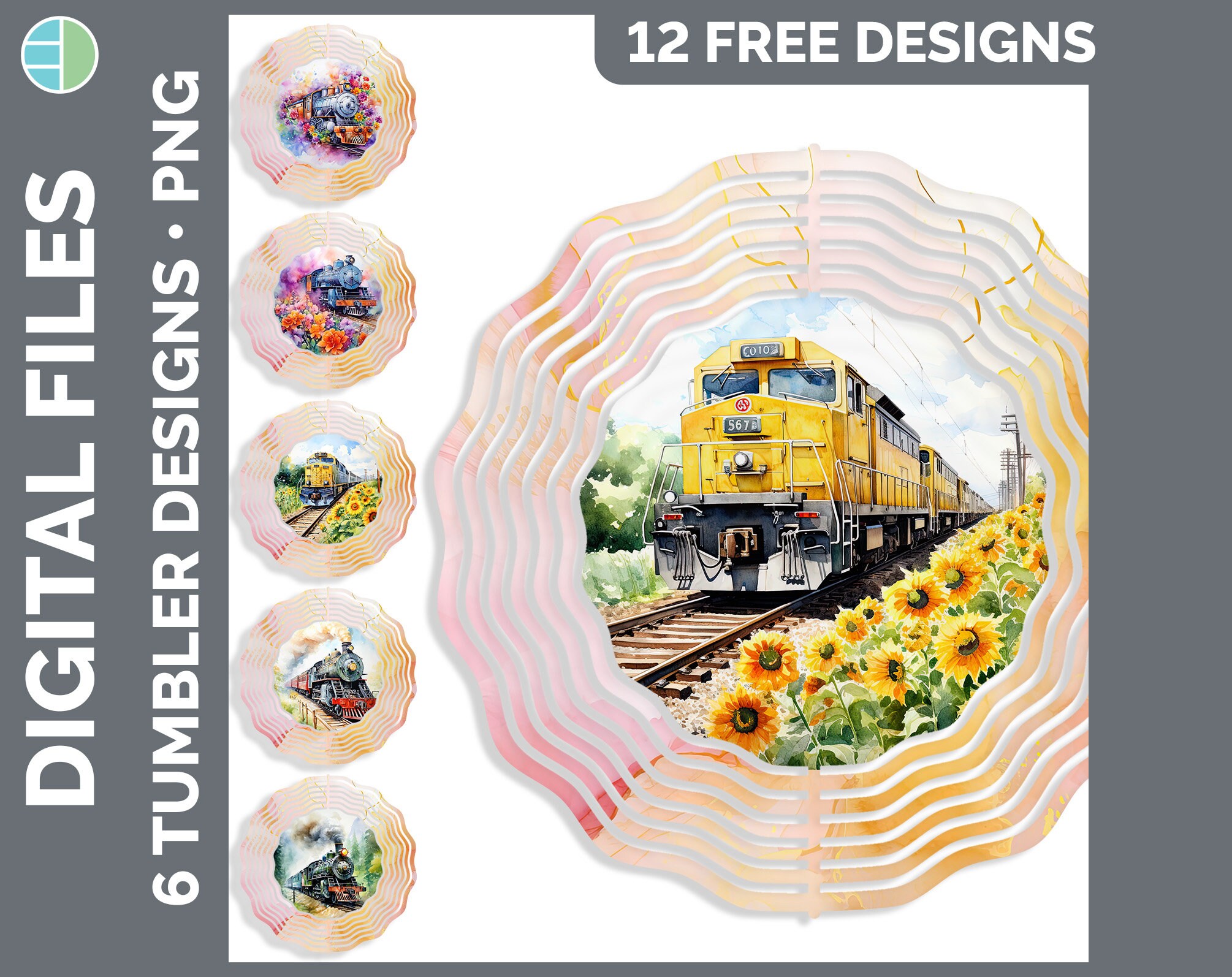 Manse Railway Engine Logo