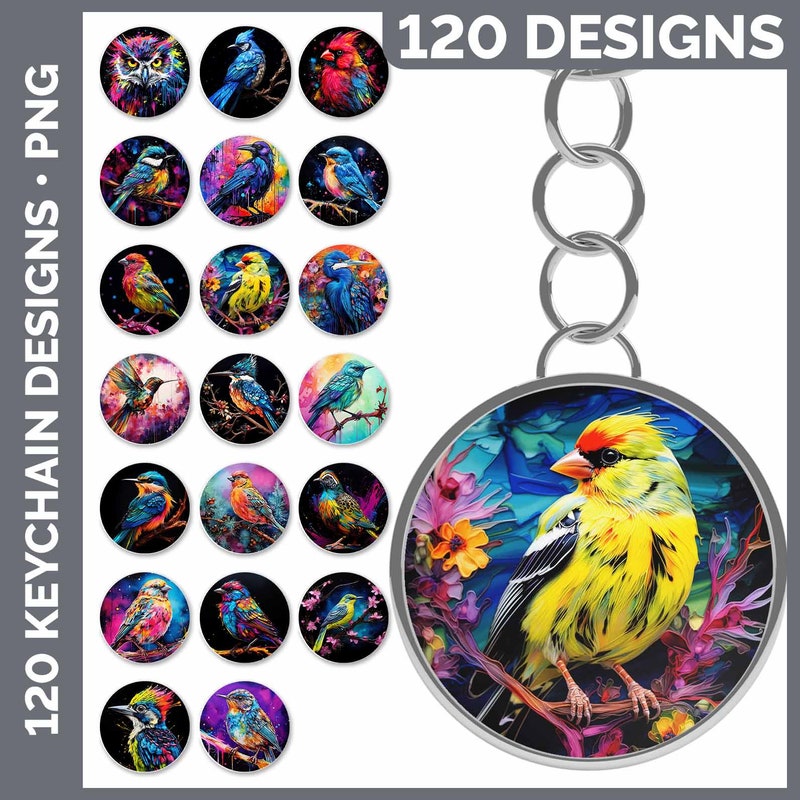 Alcohol Ink Keychain - Etsy