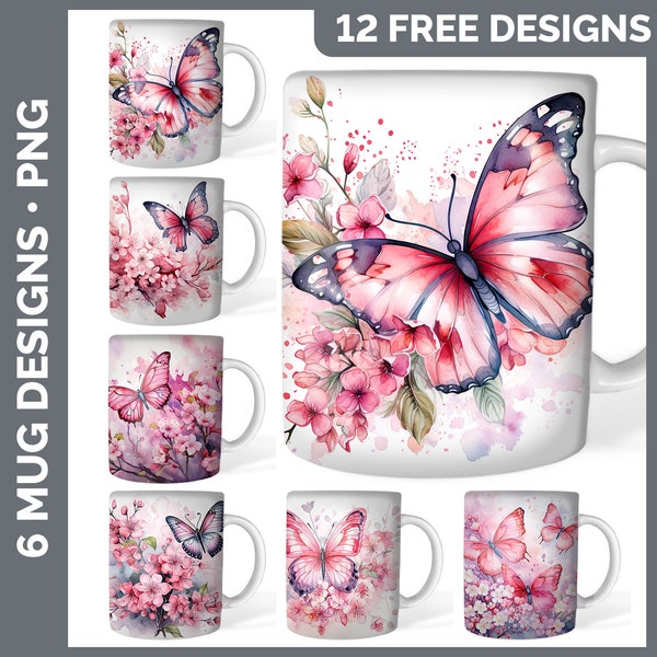 Butterfly Coffee Mug - Etsy