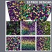 120 Mardi Gras Digital Papers PNG Mega Bundle | Scrapbook Paper Junk ...