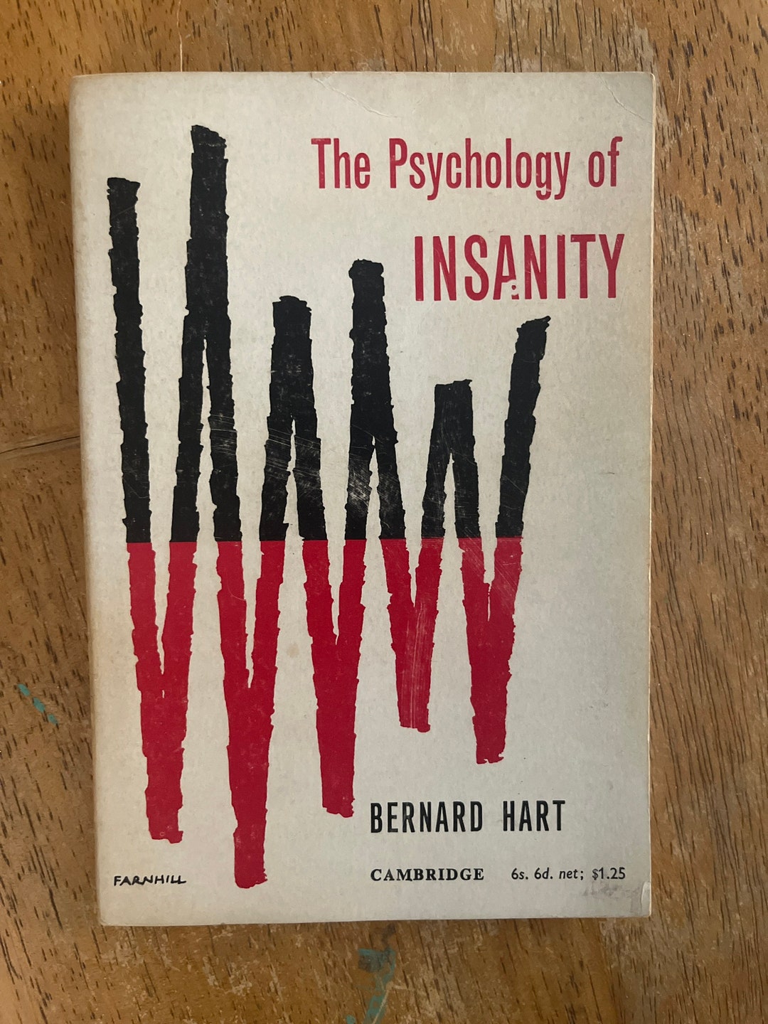The Psychology of Insanity, Bernard Hart - Etsy