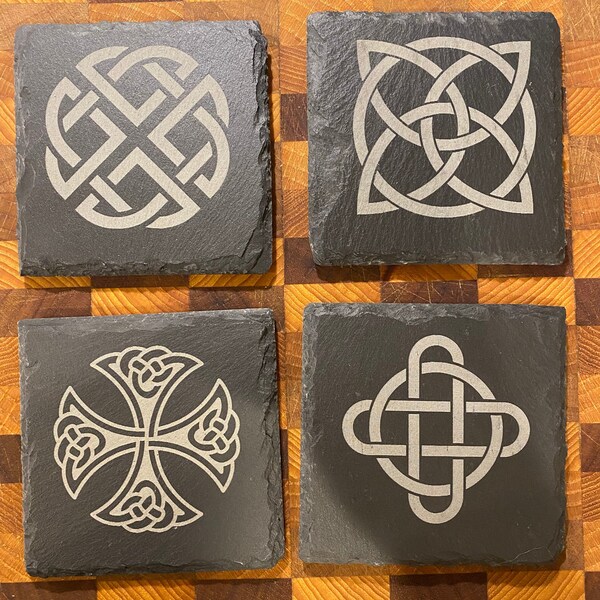 Celtic Knot Coasters - Etsy