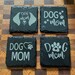 Engraved Slate Coasters: Dog Mom Gift, Set of 4 - Etsy