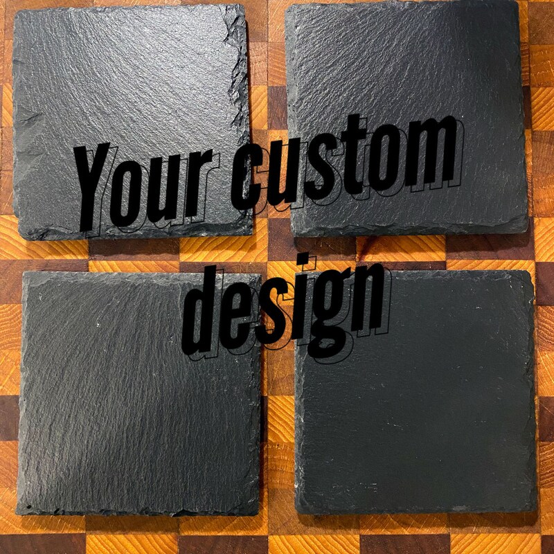 Slate Coasters - Etsy