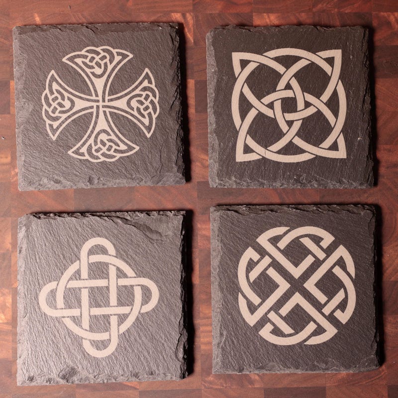 Celtic Knot Coasters - Etsy
