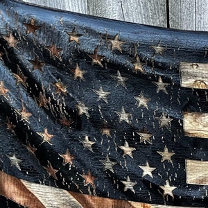 American Flag, Distressed, Wavy American Flag, Man Cave Gift - Etsy