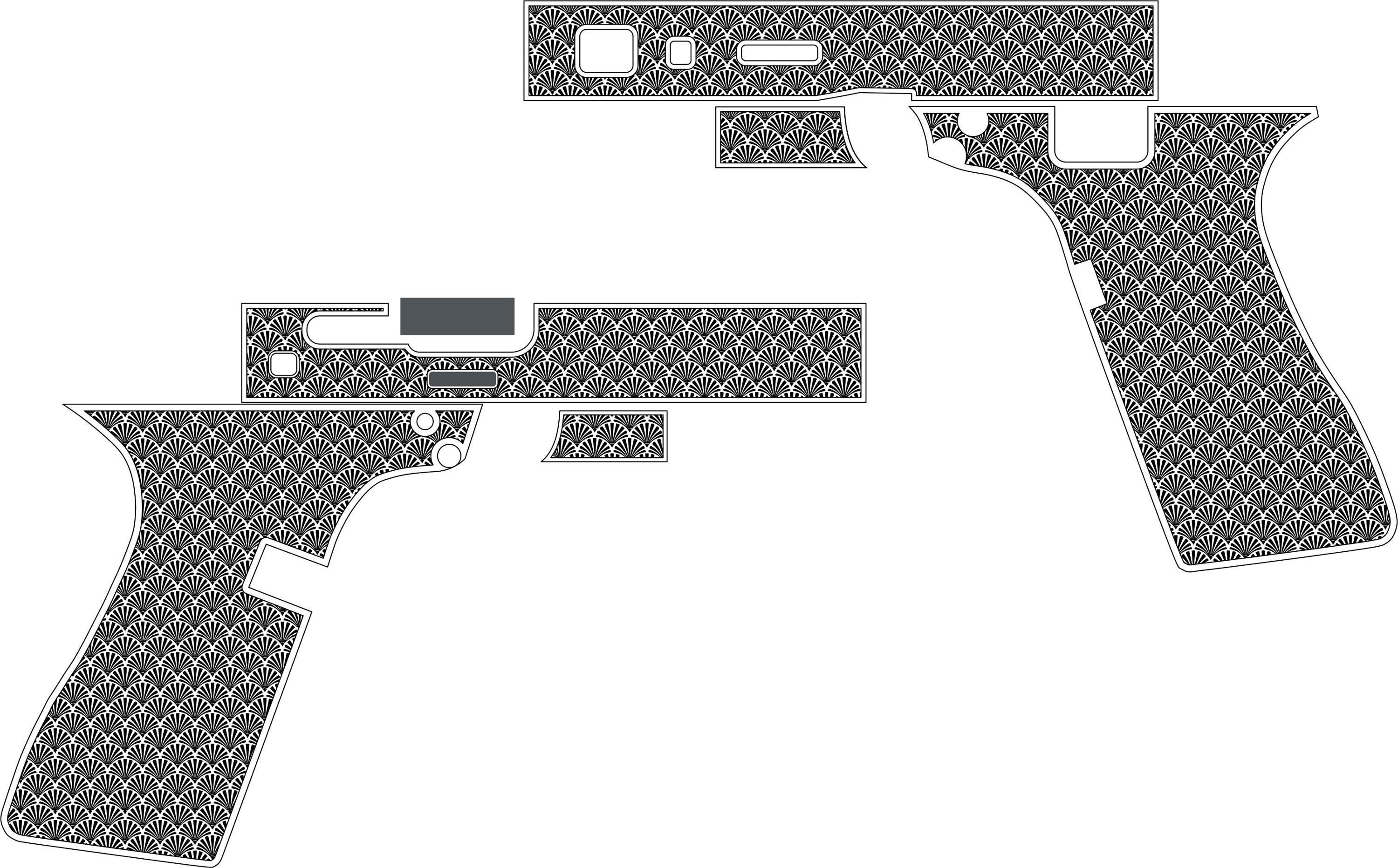 Glock 19 Gen 3 Laser Engraving Glock Polymer Pattern Glock 19 Laser ...