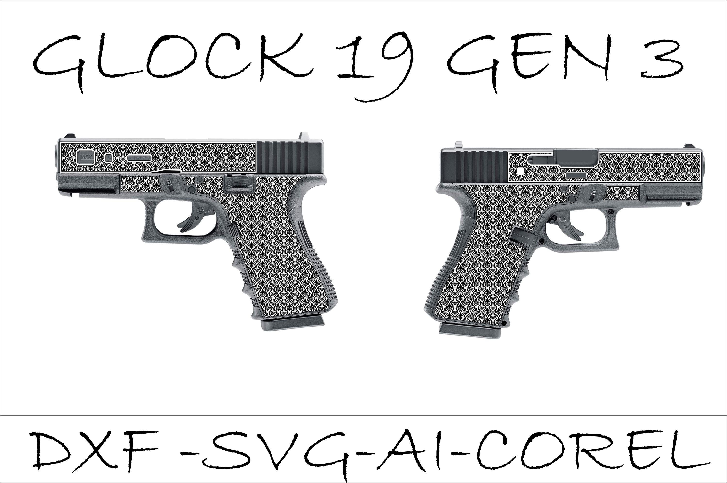 Glock 19 Gen 3 Laser Engraving Glock Polymer Pattern Glock 19 Laser ...