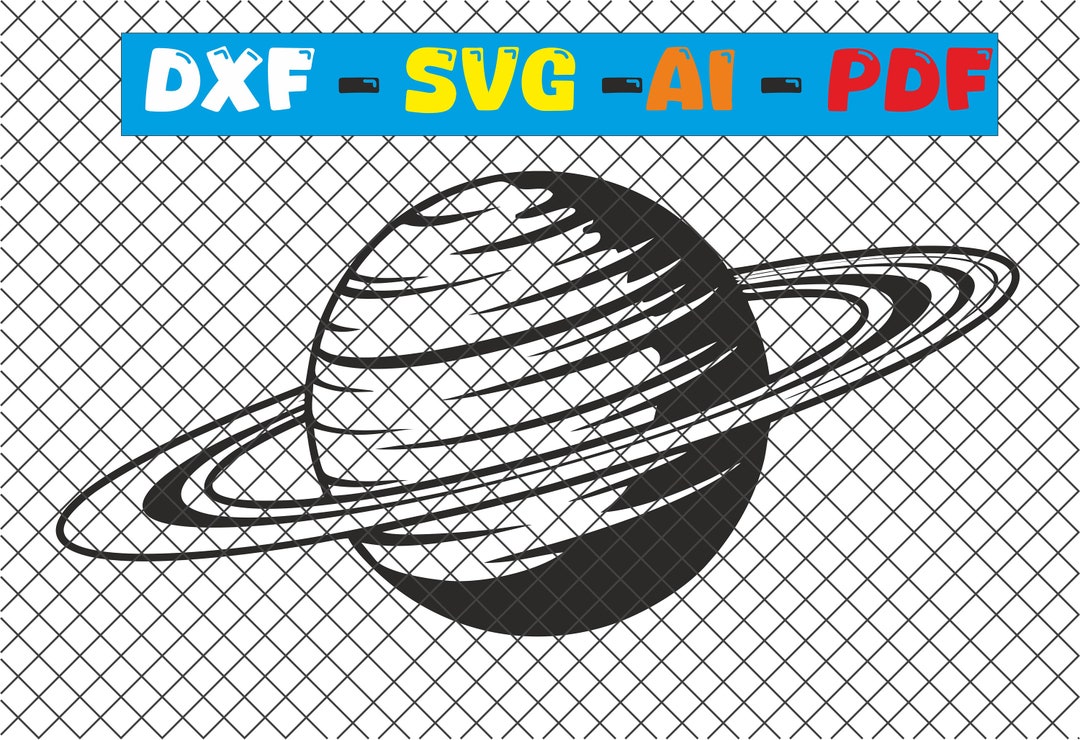 Planet Satellite Design Dxf Svg Ai Pdf You Can Download Instantly - Etsy