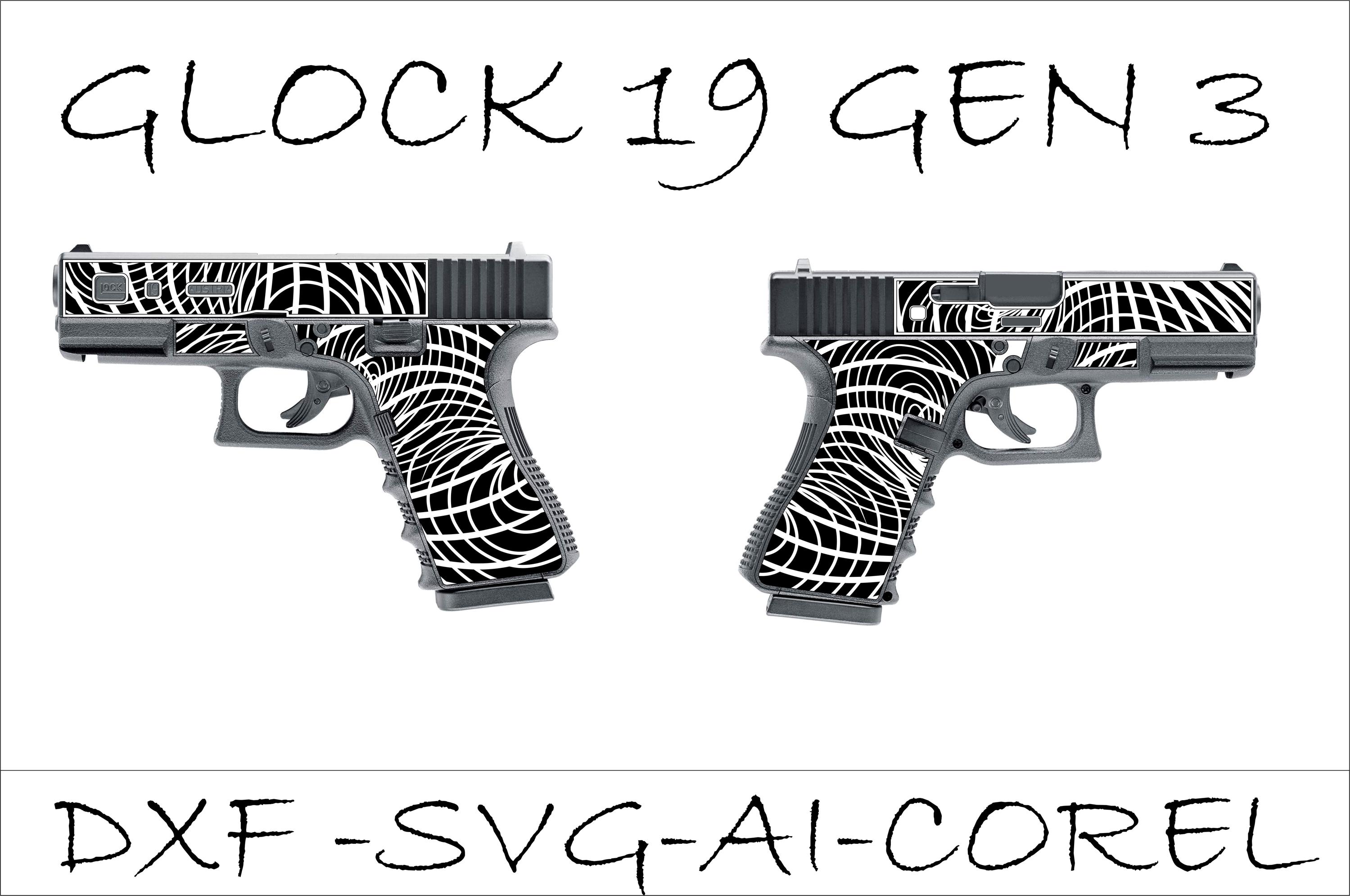 Glock 19 Gen 3 Laser Engraving Glock Polymer Pattern Glock 19 Laser ...