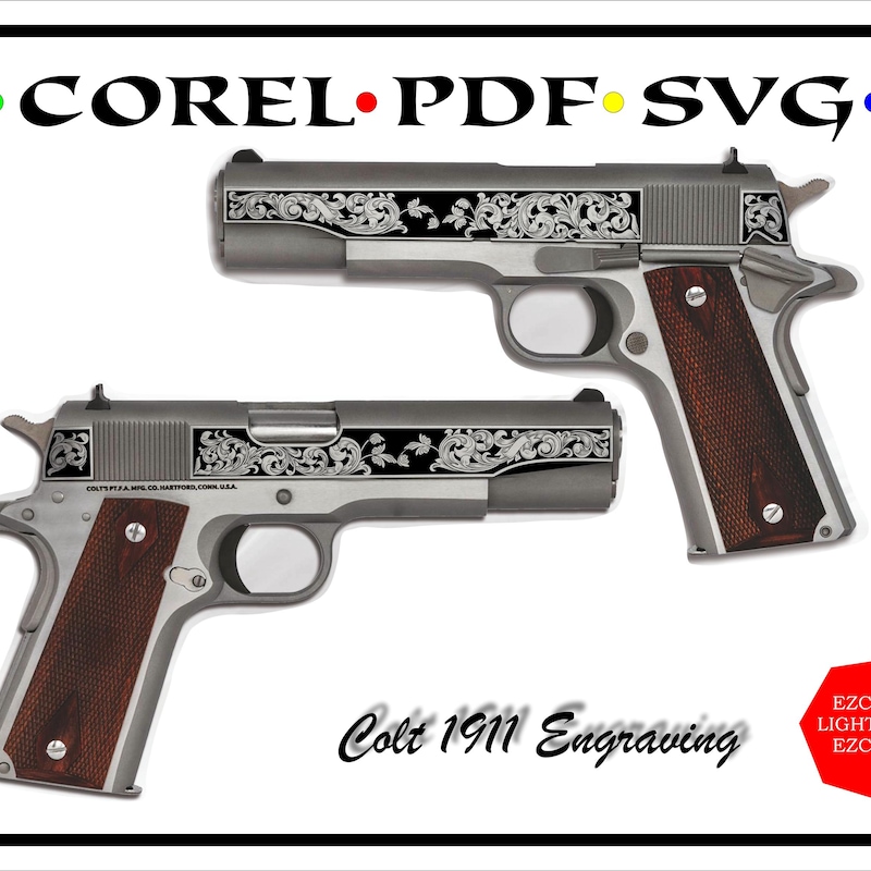 Firearm Laser Engraving Template - Etsy