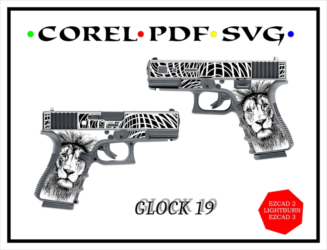 Glock 19 Laser Engraving Glock Polymer Pattern Glock 19 Laser Files ...