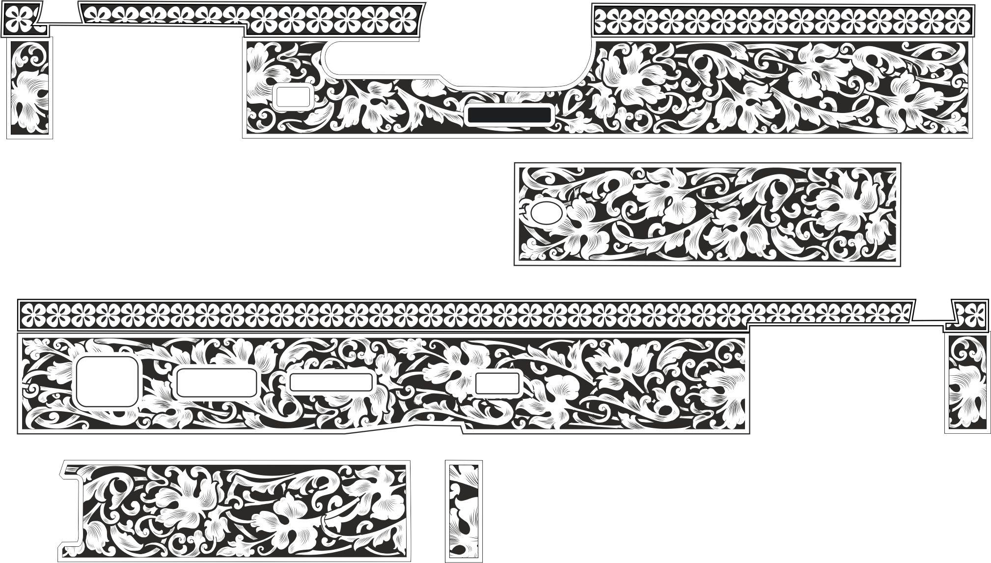 Glock 19 Laser Engraving Glock Polymer Pattern Glock 19 Laser Files ...
