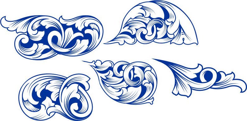 Scroll SVG Bundle Scroll Ai Bundle Scroll Dxf Bundle Scroll Pdf Scroll ...