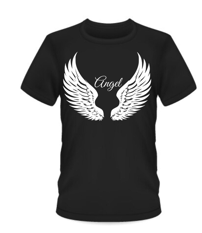 Angel Wings SVG | Digital Vector Design, Cricut Silhouette (instant ...