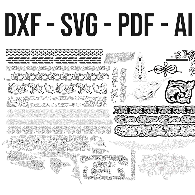 Knife Scroll Patterns - Etsy