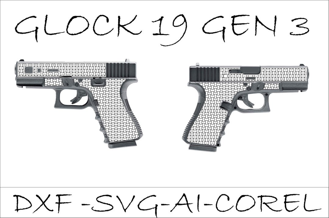 Glock 19 Gen 3 Laser Engraving Glock Polymer Pattern Glock 19 Laser ...